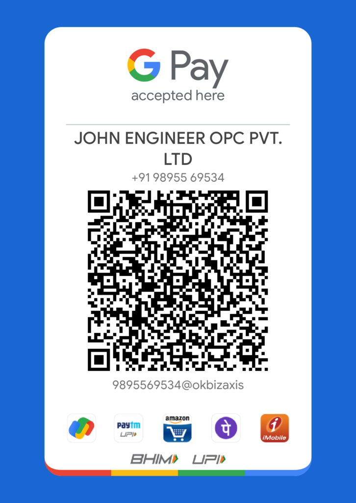 Payment Options - JOHN ENGINEER